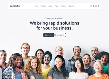 Sandbox - Modern & Multipurpose NextJS Template