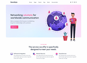 Sandbox - Modern & Multipurpose NextJS Template