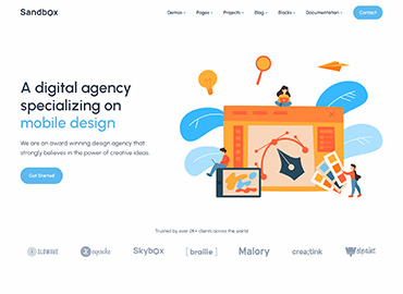 Sandbox - Modern & Multipurpose NextJS Template